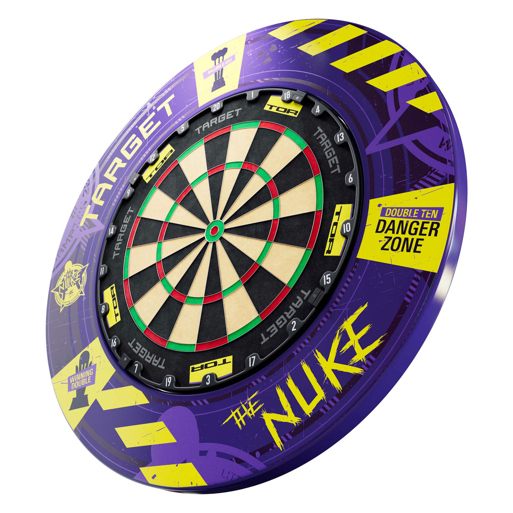 Luke Littler Dartboard & Surround Bundle – British Darts
