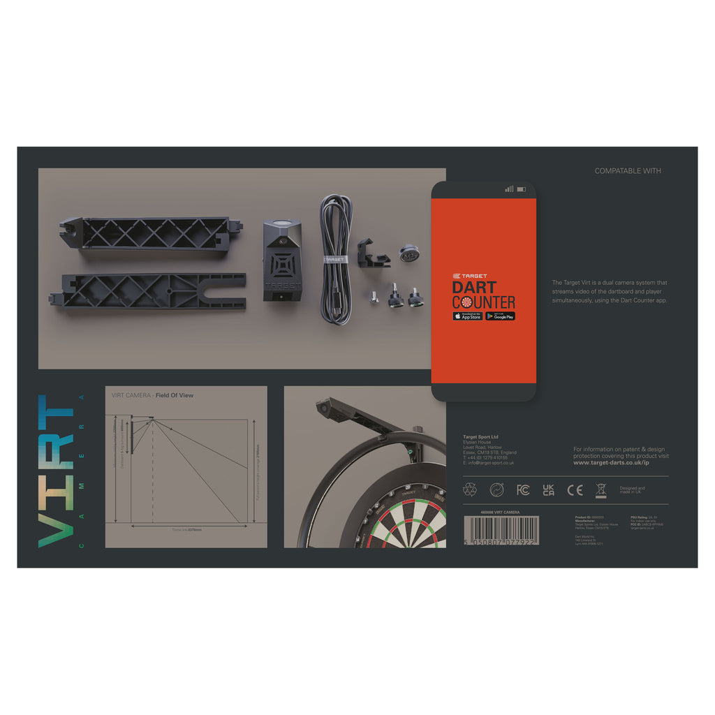 Virt Camera Exclusively for DartCounter App – British Darts