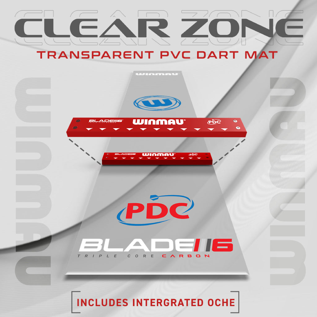 Winmau Clearzone Integrated Oche Dart Mat – British Darts