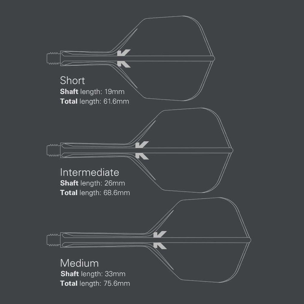 K-Flex Shape No.6 Flight & Shaft Red – British Darts