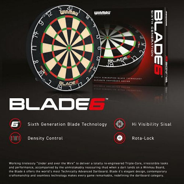 Winmau Blade 6 Dartboard – British Darts