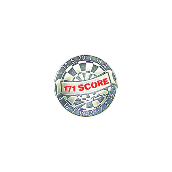 Pewter Award Pin - 171 Dart Achievement Pin for Celebrations – British ...